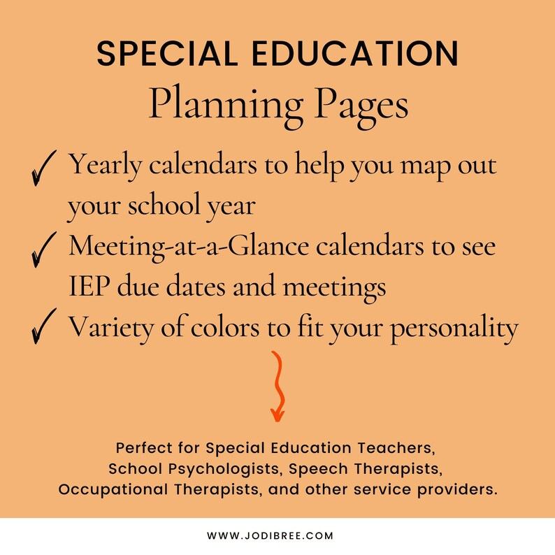 Special Education Calendars and Trackers | IEP Calendars | Printable ...