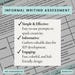 Informal Writing Assessment | Pre-kindergarten Pre-k | Narrative ...