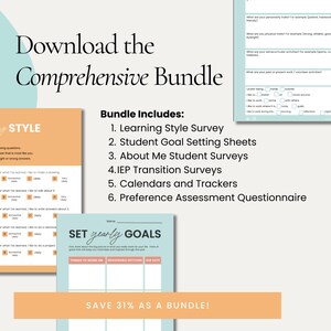 Transition Plan Worksheet Bundle | Transition IEP Worksheets | IEP ...