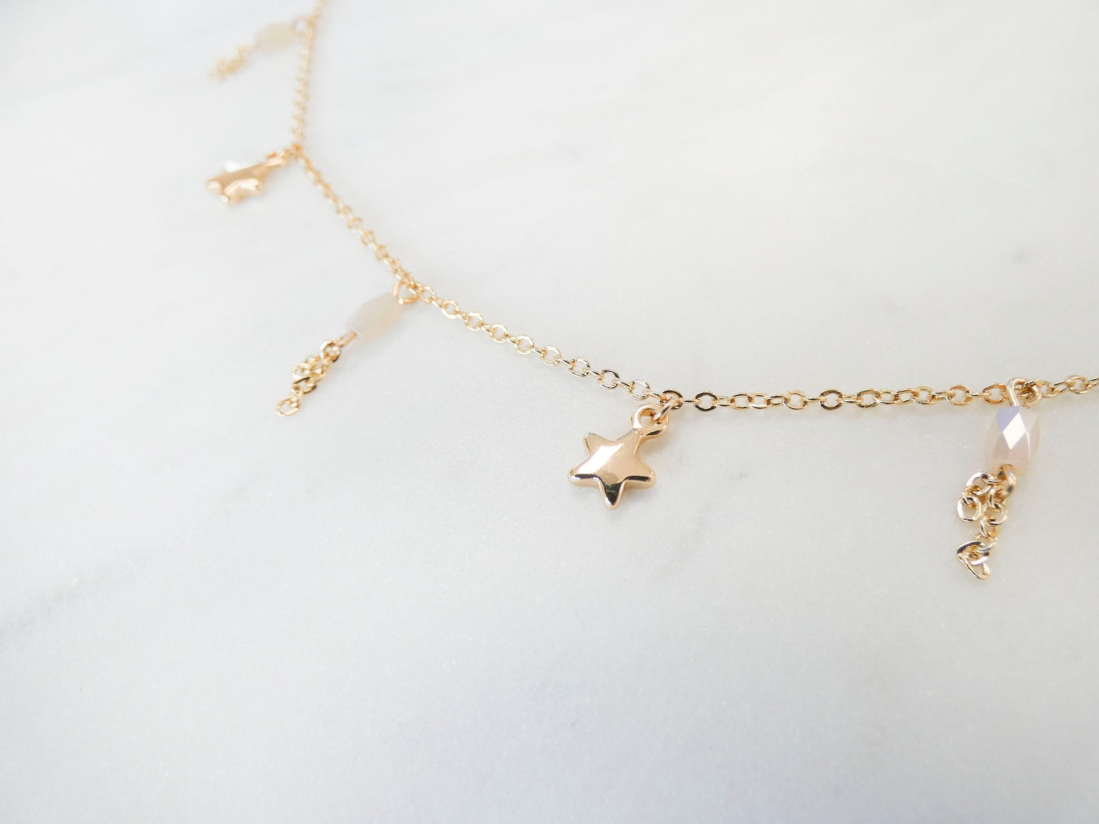 Gold Star Necklace / Gold Star Choker / Star Necklace / Gold Necklace ...