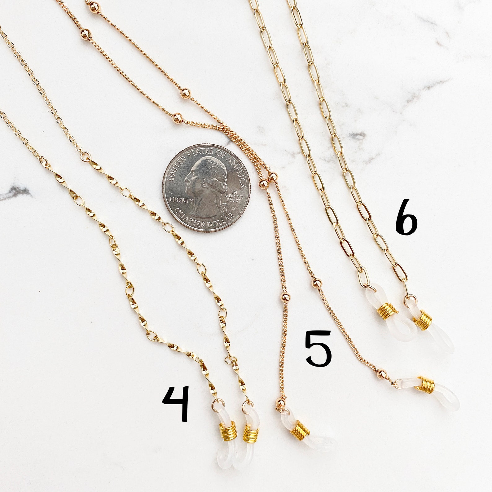 Gold Glasses Chain / Gold Sunglasses Chain / Sunglasses Chain / Glasses ...