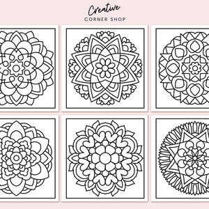 20 Pages of Bold and Easy Mandalas - Part 2, Creative Relaxation for ...