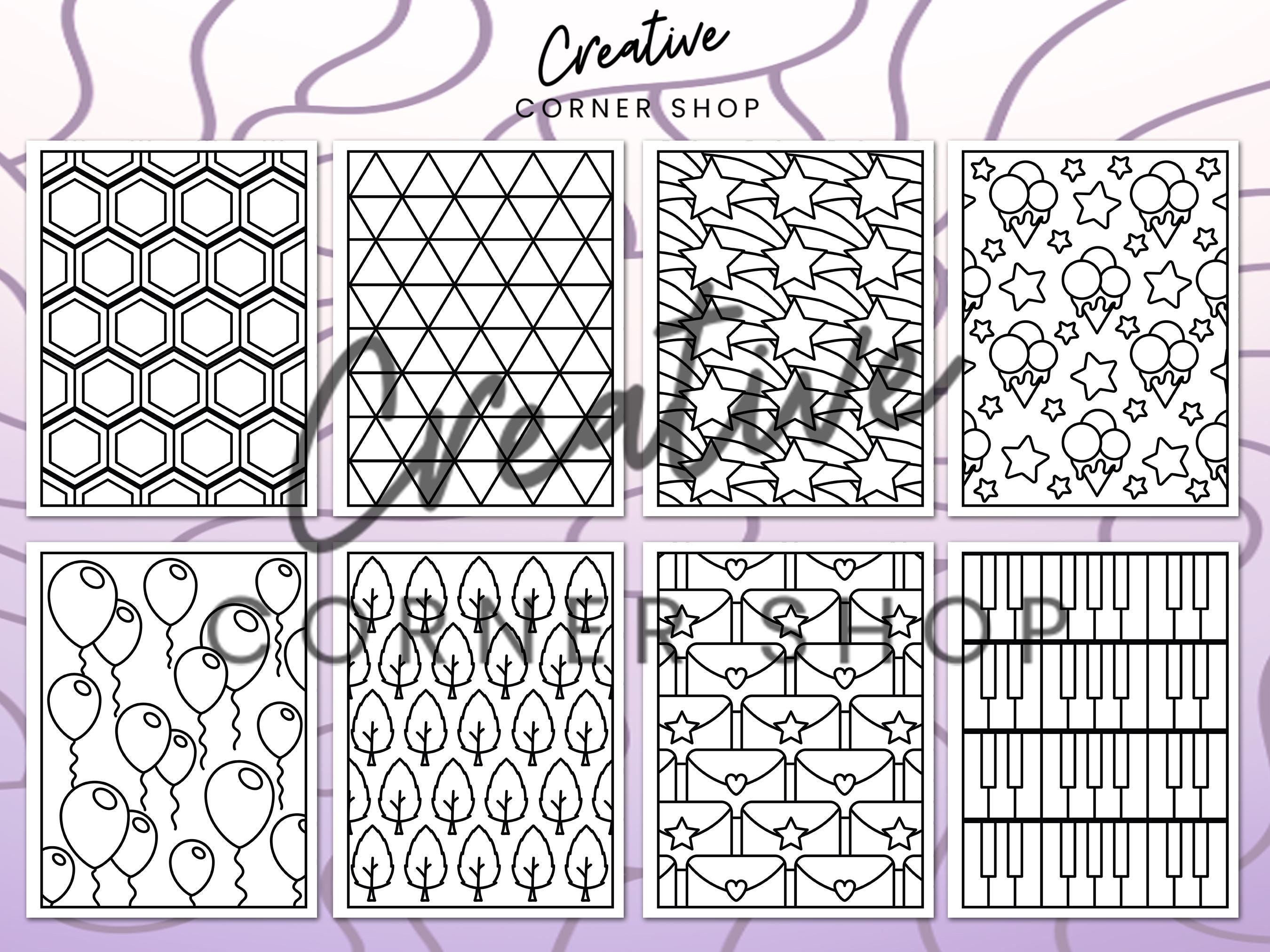 Easy Patterns Bold Coloring Book, Featuring Creative and Mindful ...