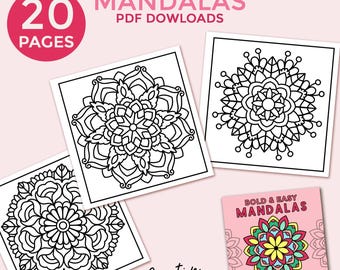 10 Pages of Bold and Easy Patterns Part 3, Creative Relaxation for All ...