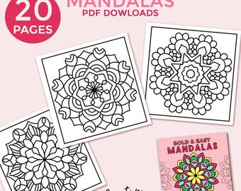 10 Pages of Bold and Easy Patterns Part 3, Creative Relaxation for All ...
