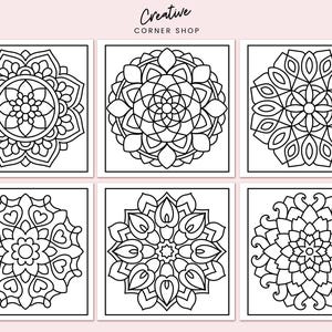 20 Pages of Bold and Easy Mandalas - Part 2, Creative Relaxation for ...