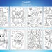 Bold and Easy Christmas Coloring Book, Printables, Set 1 of 20 Pages - Etsy
