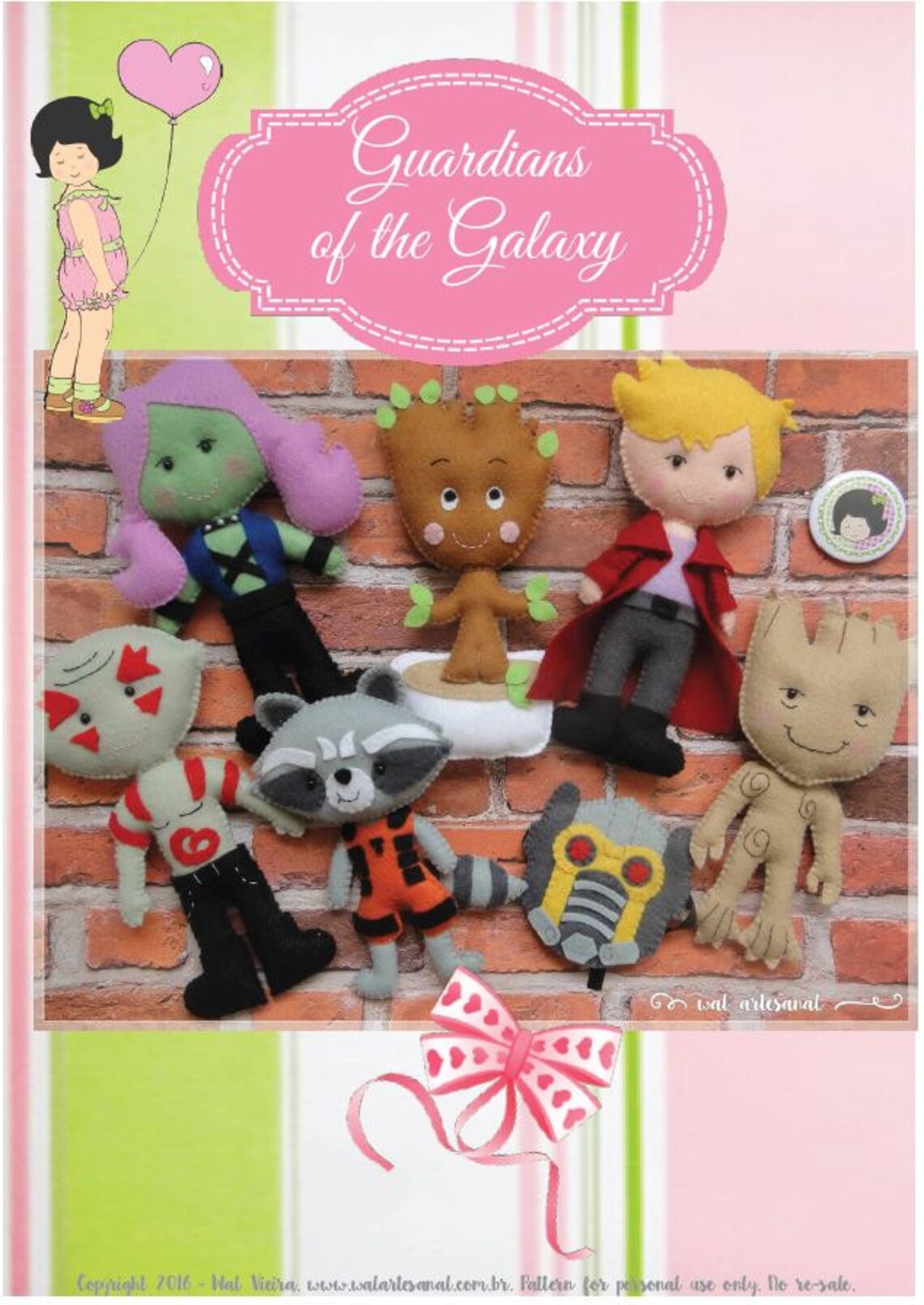 Guardians of the Galaxy Inspired PDF Pattern Adorable - Etsy