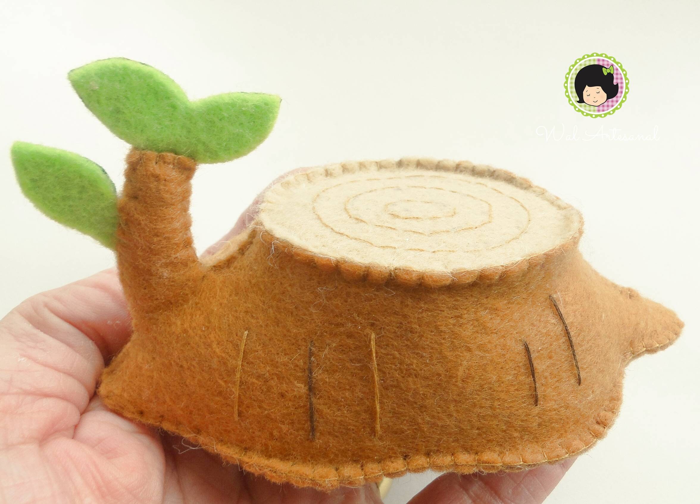 Felt Grasshopper Tree Stump PDF Pattern Garden Animals - Etsy
