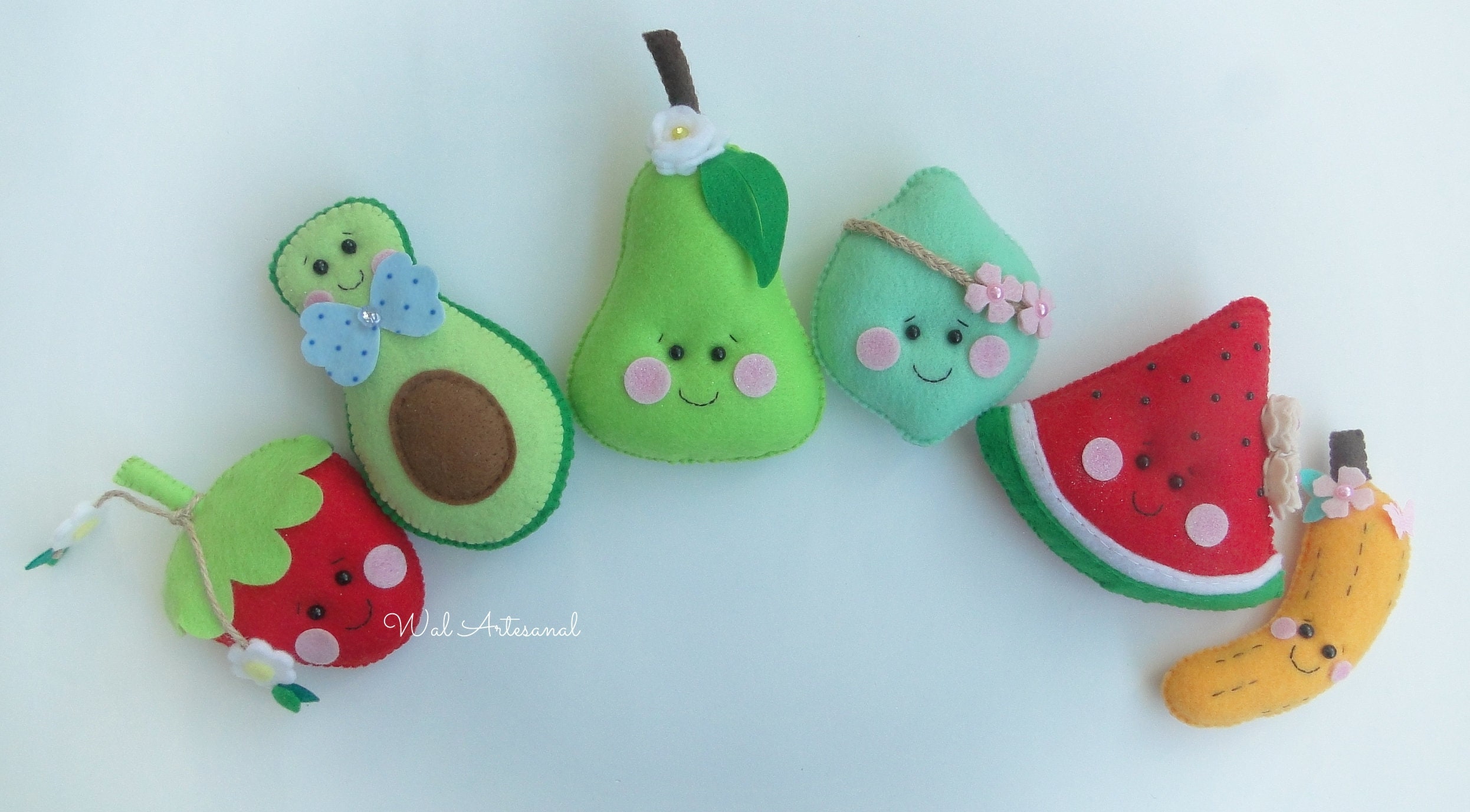 Felt Fruits Pdf Pattern Kids Toy | Etsy