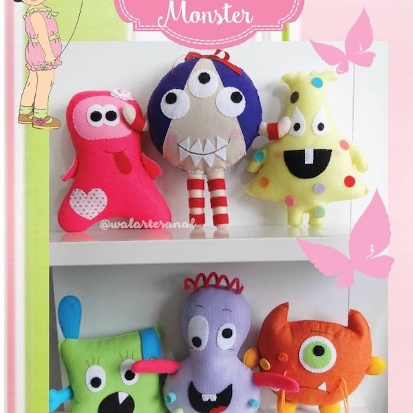 Stuffed Monster Pattern - Etsy