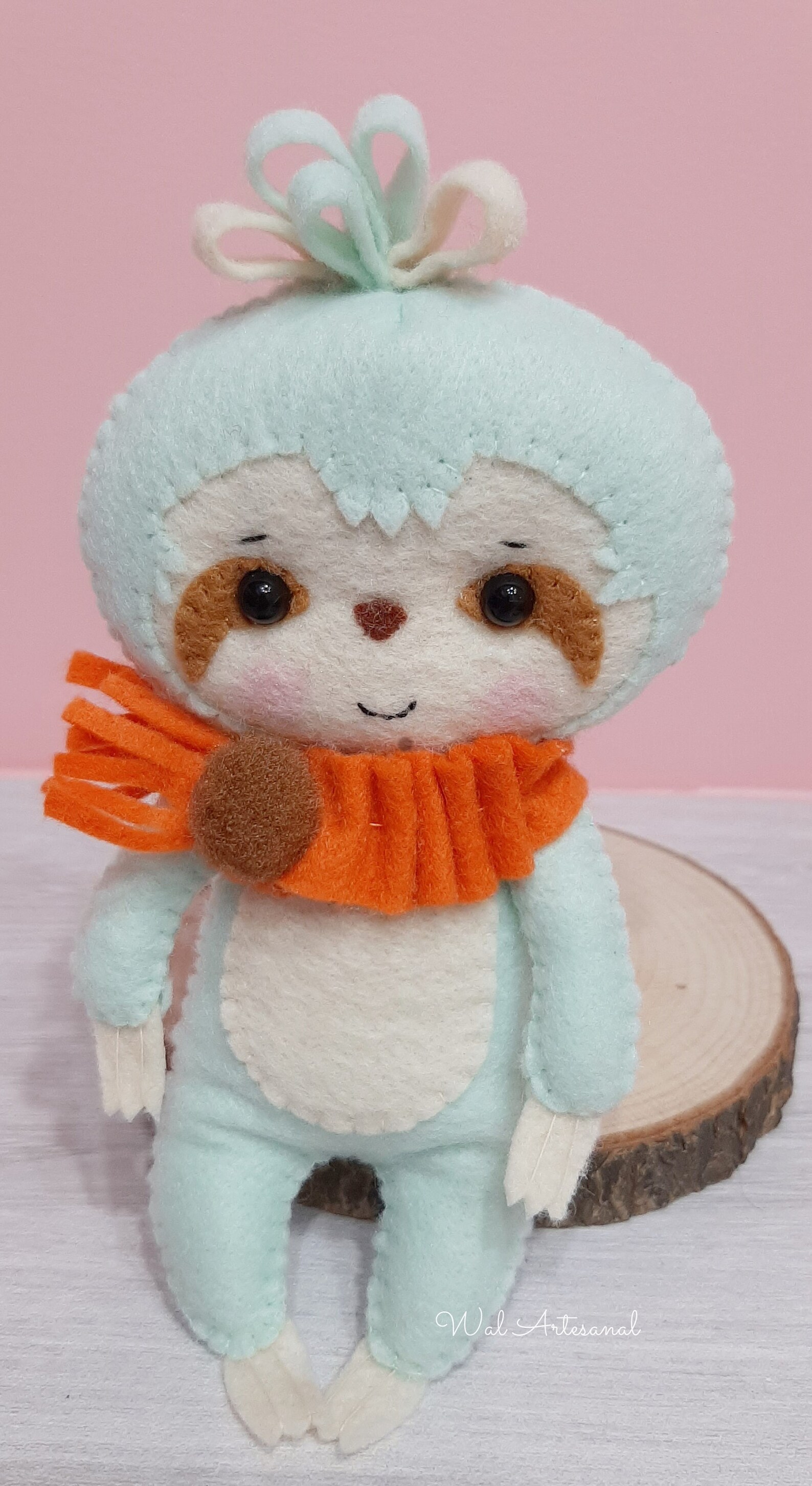 Felt Sloth Ornament Felt PDF Pattern Easy Pattern Sloth - Etsy