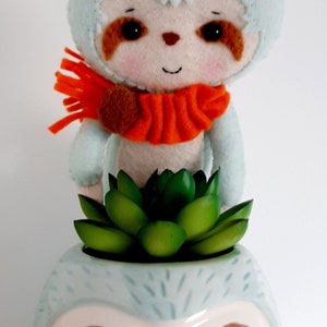 Felt Sloth Ornament - Felt PDF Pattern - Easy Pattern - Sloth Chillin ...