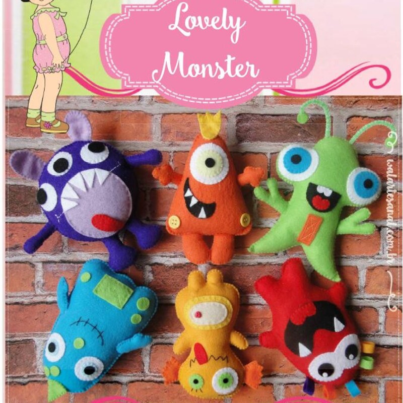 Felt Monsters - Etsy