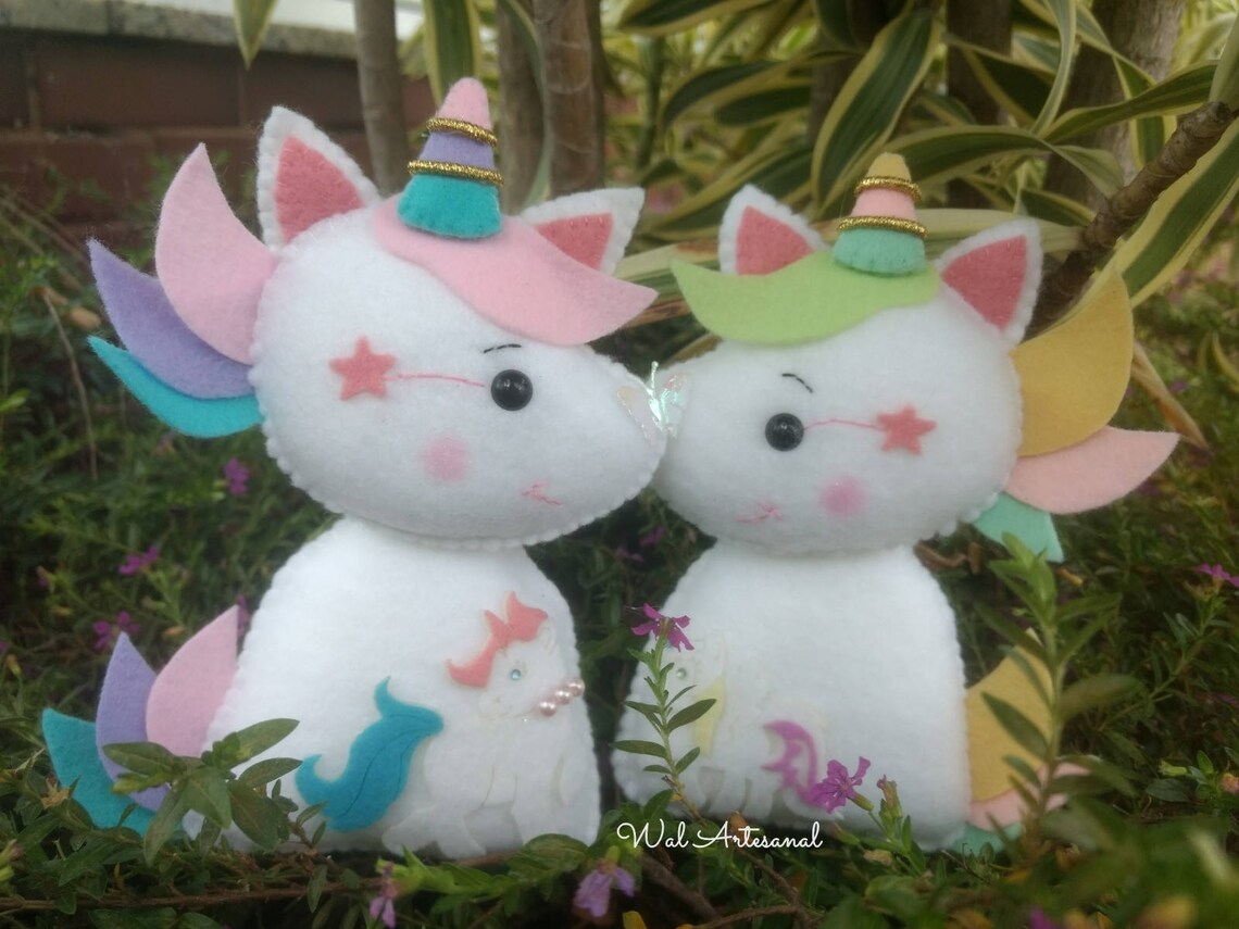 Felt Unicorn PDF Pattern Cute Toy - Etsy