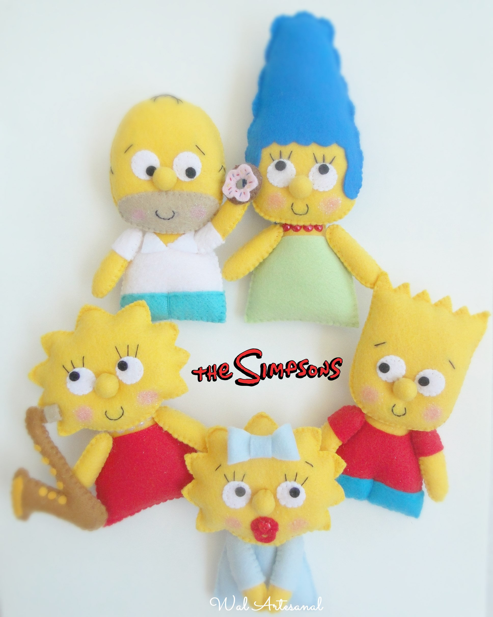 The Simpsons PDF Pattern Homer Marge Bart Lisa & - Etsy Canada