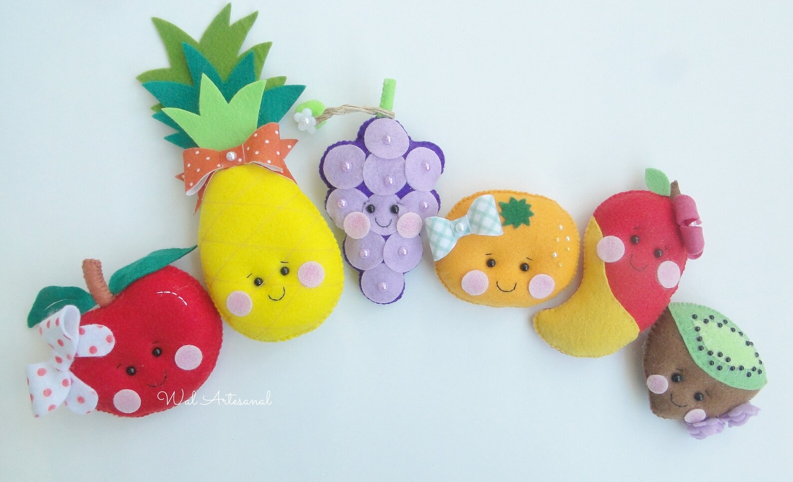 Felt Fruits Pdf Pattern Kids Toy | Etsy