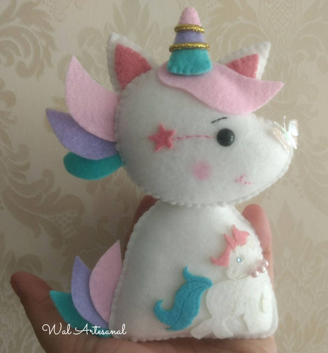 Felt Unicorn PDF Pattern Cute Toy - Etsy