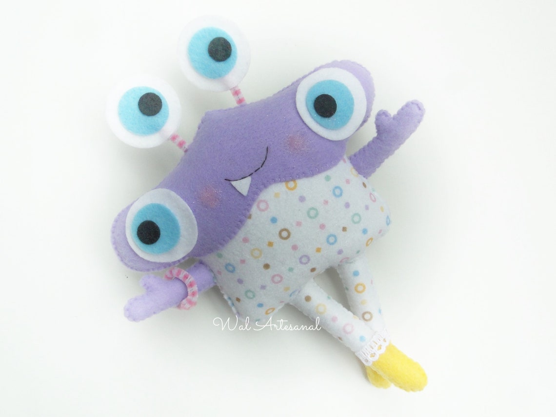 Funny Monsters PDF Pattern Felt Sewing | Etsy
