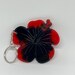 Handmade Hibiscus Flower Keychain - Etsy