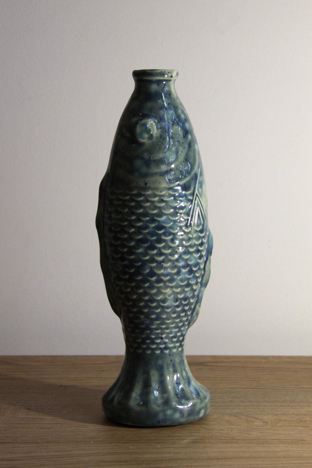 Enamelled Earthenware Fish Carafe - Etsy
