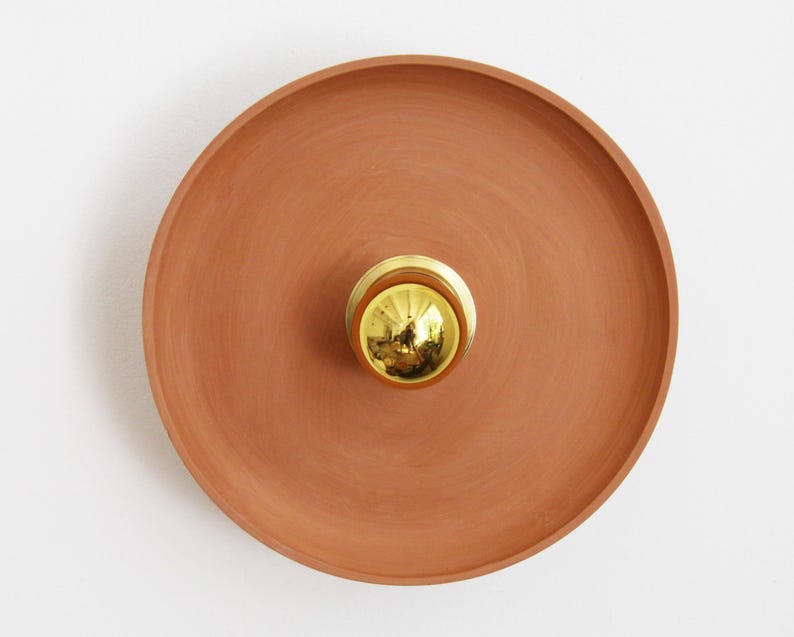 Terracotta Wall Light - Etsy