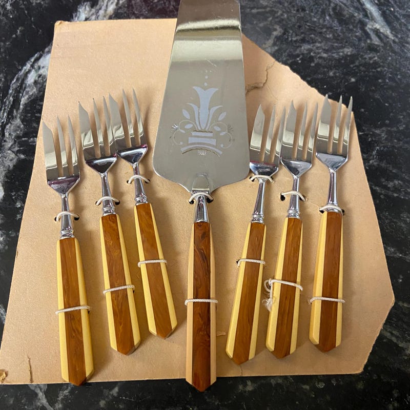 Vintage Serving Set - Etsy