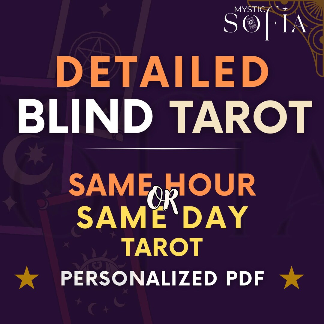 Blind Tarot Reading Without Questions, Blind Reading, Psychic Reading ...