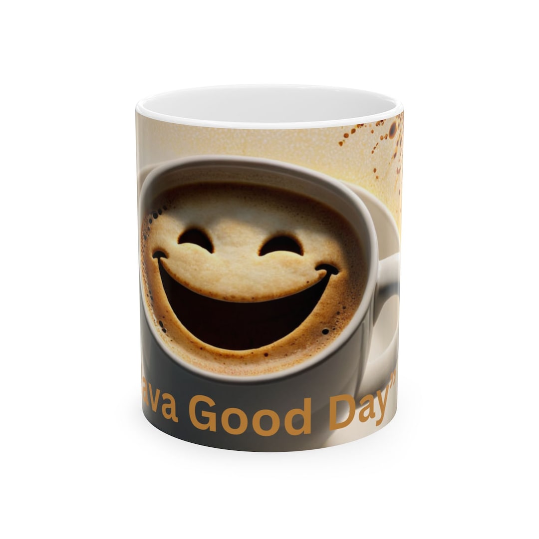 Java Good Day Coffee Mug Ceramic Cup Gift Idea Birthday Any Occasion - Etsy