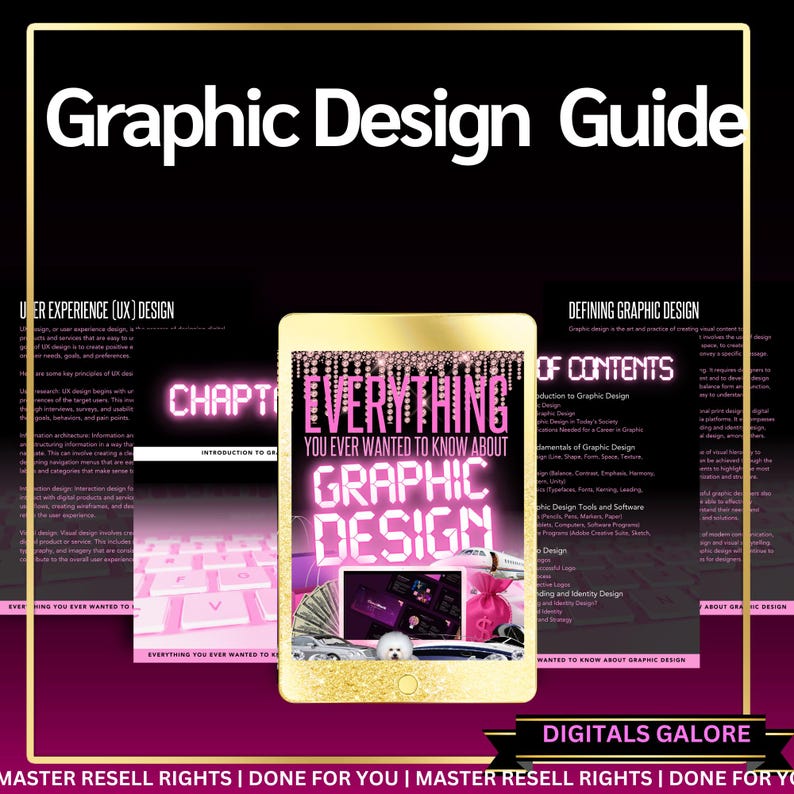 Everything About Graphic Design Guide - Etsy