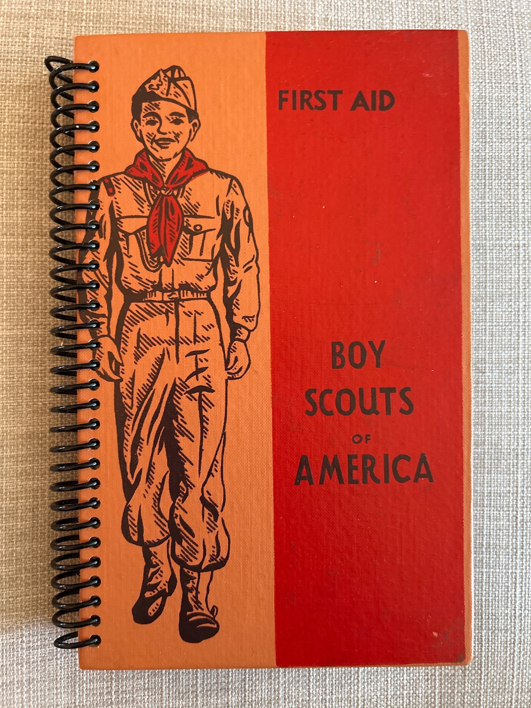 Upcycled “boy Scouts of America-first Aid” Vintage Book Into Journal ...