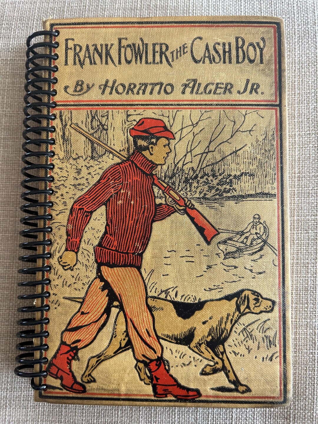 Vintage “frank Fowler the Cash Boy” Upcycled Vintage Book Into Journal ...