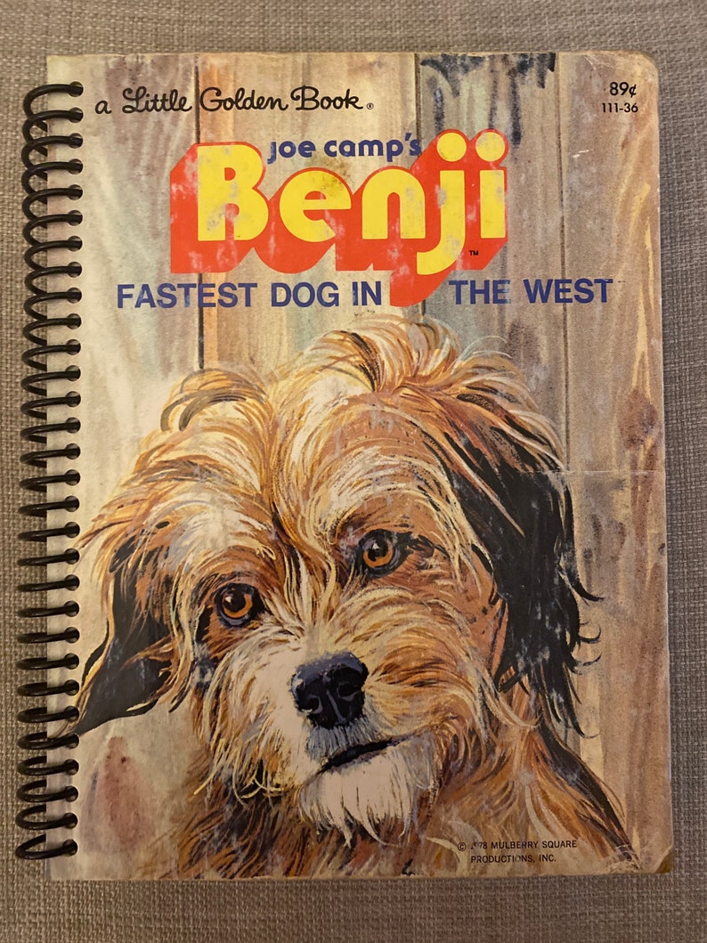 A Little Golden Book benji Upcycled Vintage Book Into Journal ...