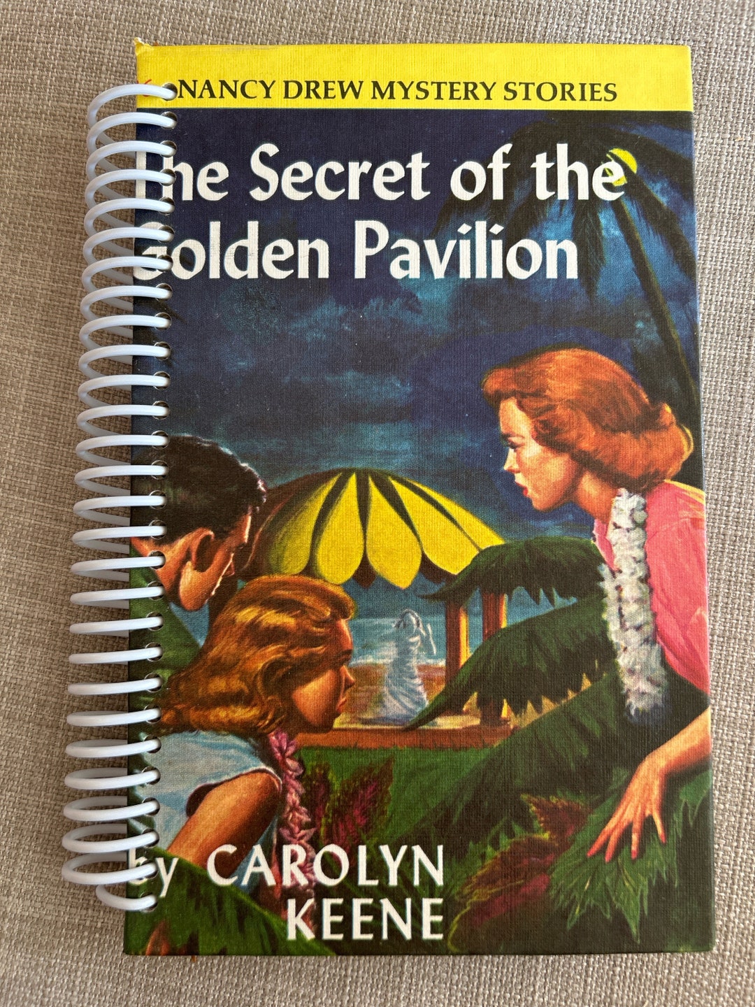 Nancy Drew “the Secret of the Golden Pavilion” Upcycled Vintage Book ...