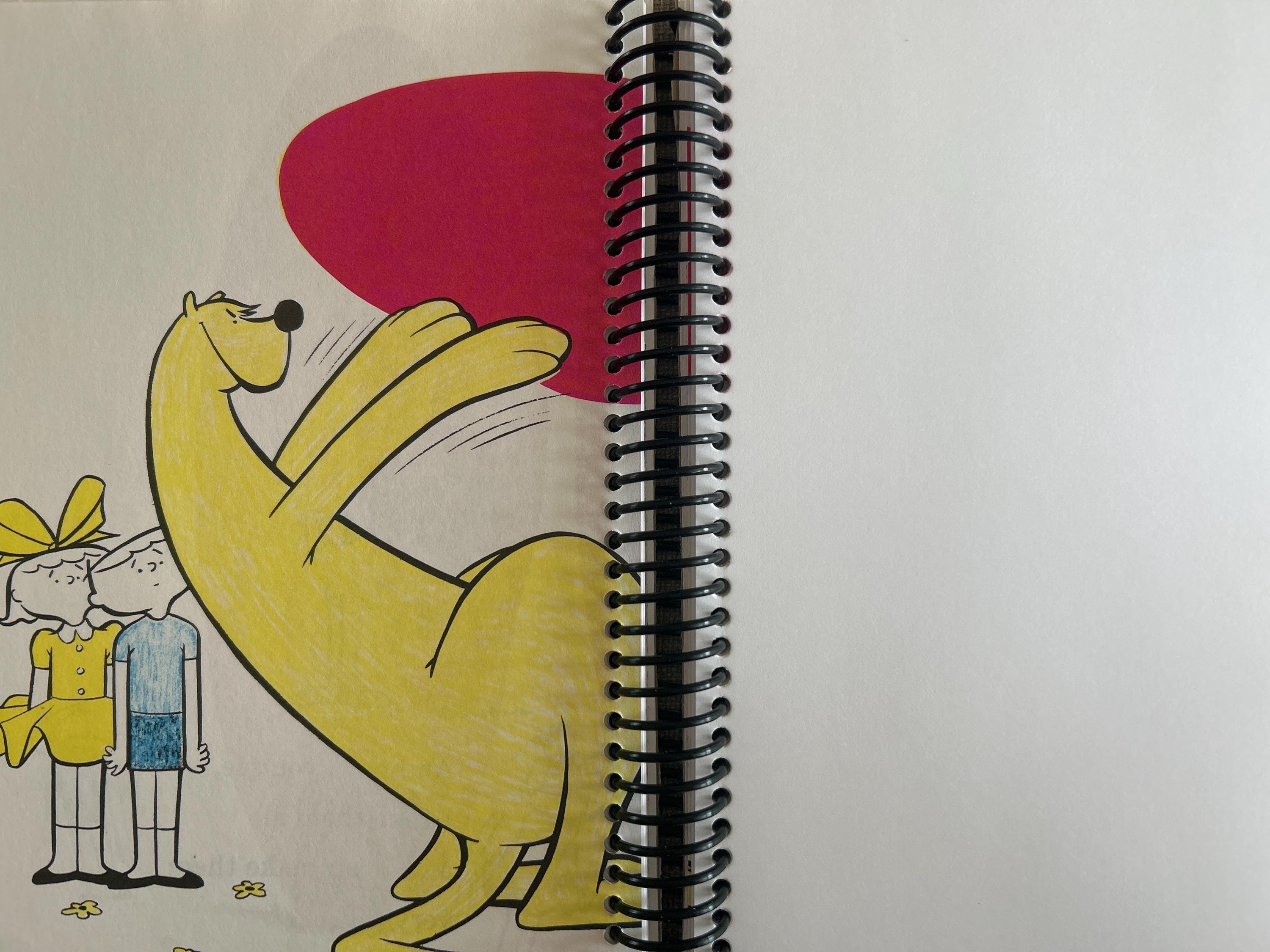 Dr Seuss “put Me in a Zoo”, Upcycled Book Into Journal/sketchbook - Etsy