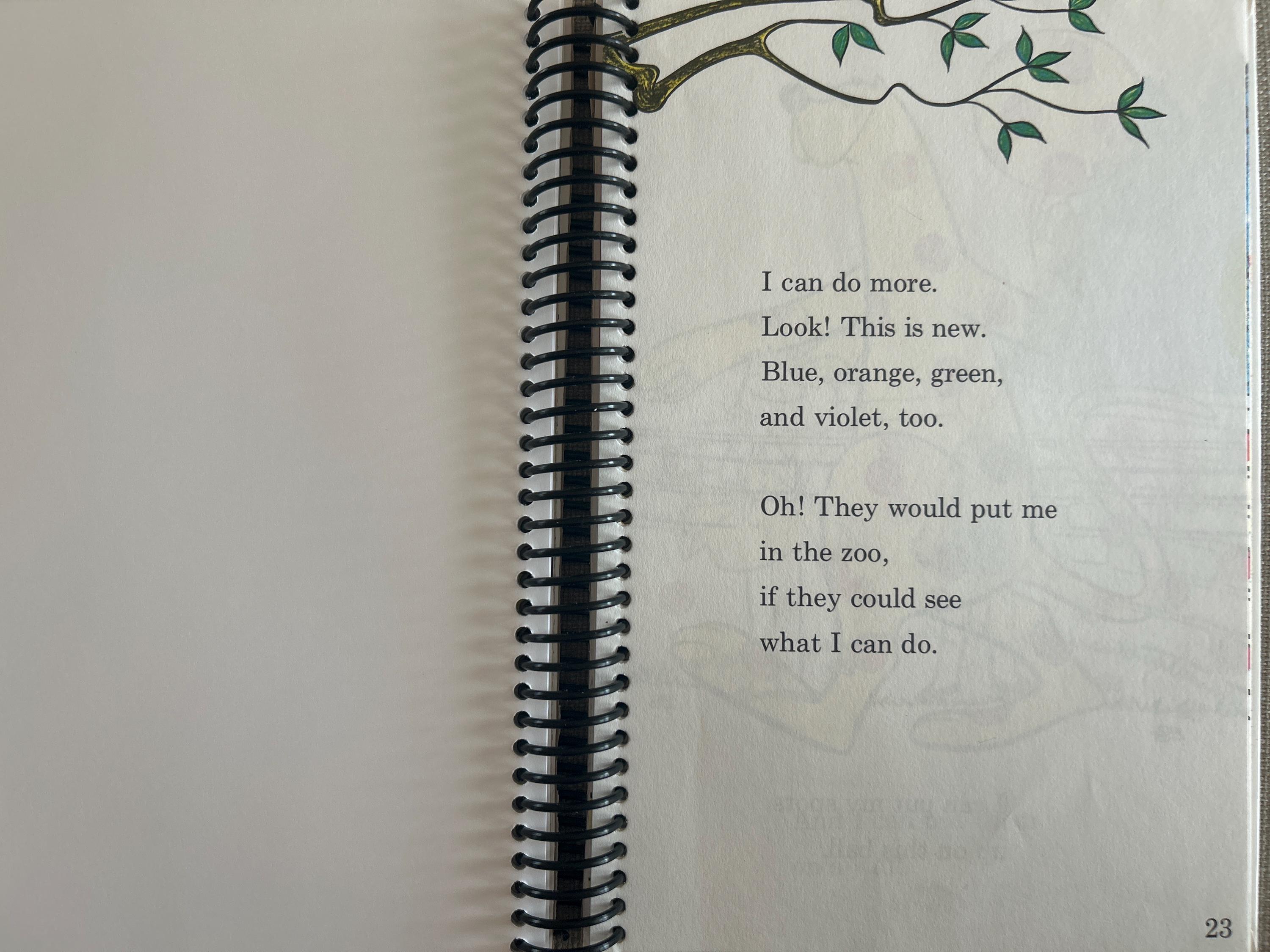 Dr Seuss “put Me in a Zoo”, Upcycled Book Into Journal/sketchbook - Etsy