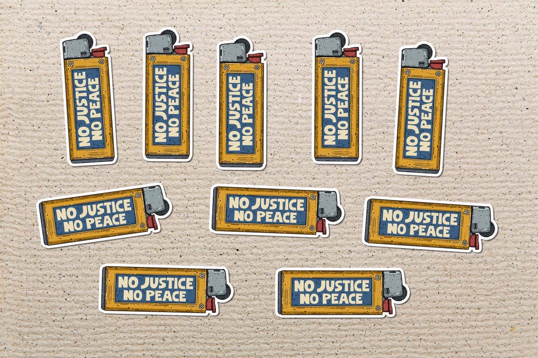 No Justice No Peace Sticker Pack, Bundle, Eat the Rich, Justice ...