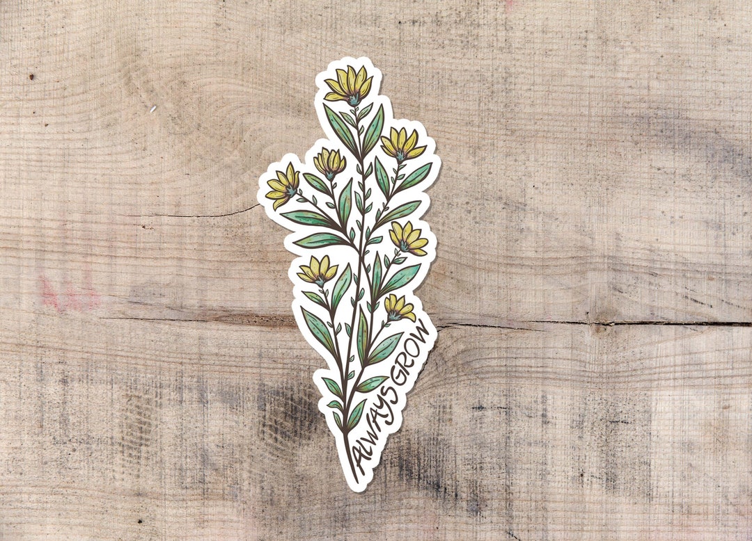 Self Growth Sticker, Self Growth, Inspirational, Motivational, Vinyl ...