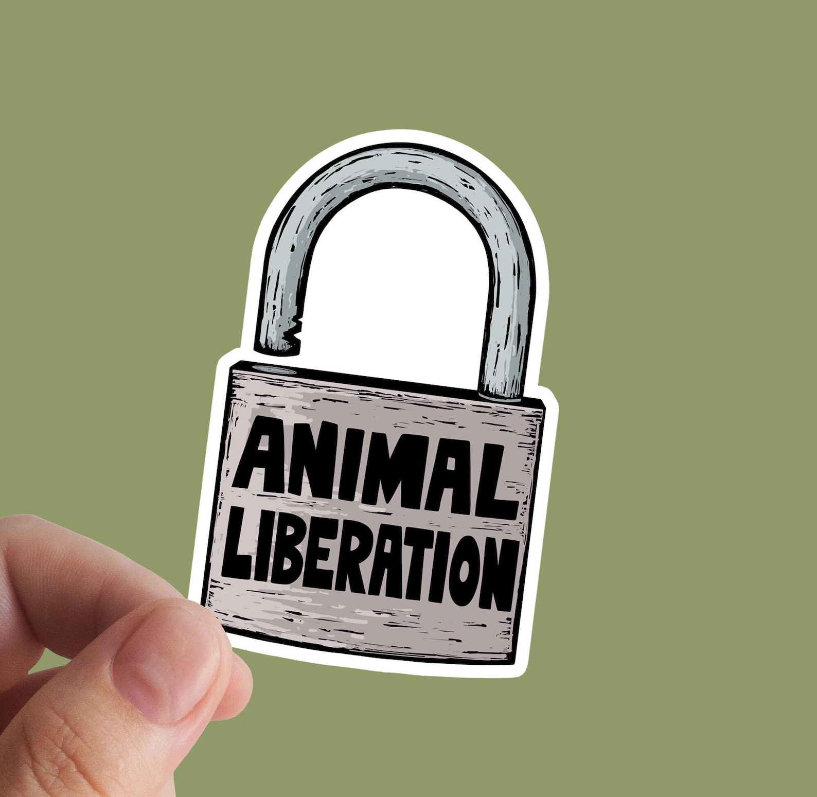 Animal Liberation Sticker, Activist, Rights, Vinyl Sticker, Environment ...