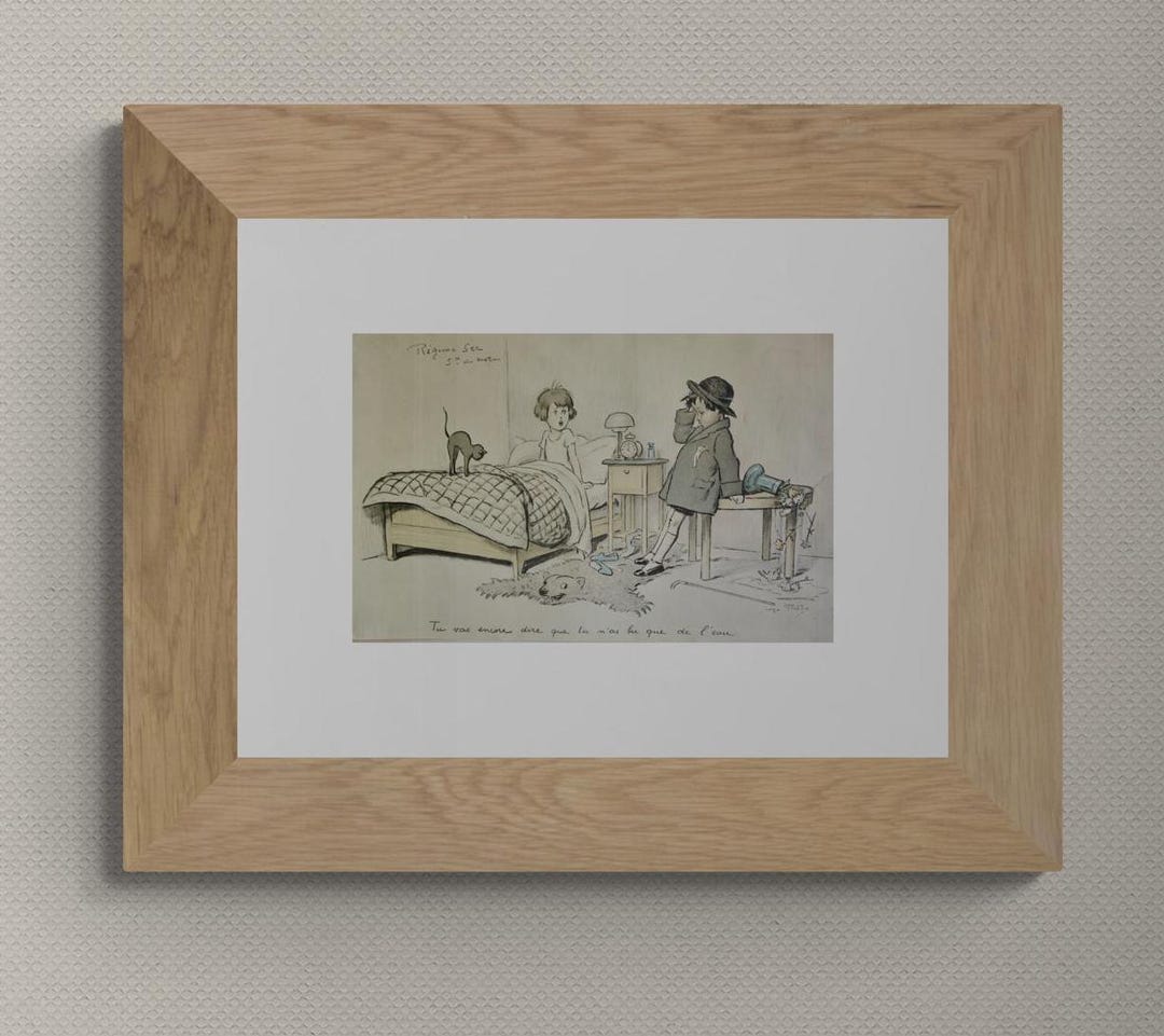 Vintage Illustration by Georges Redon (1869-1943) on a Café De Paris ...