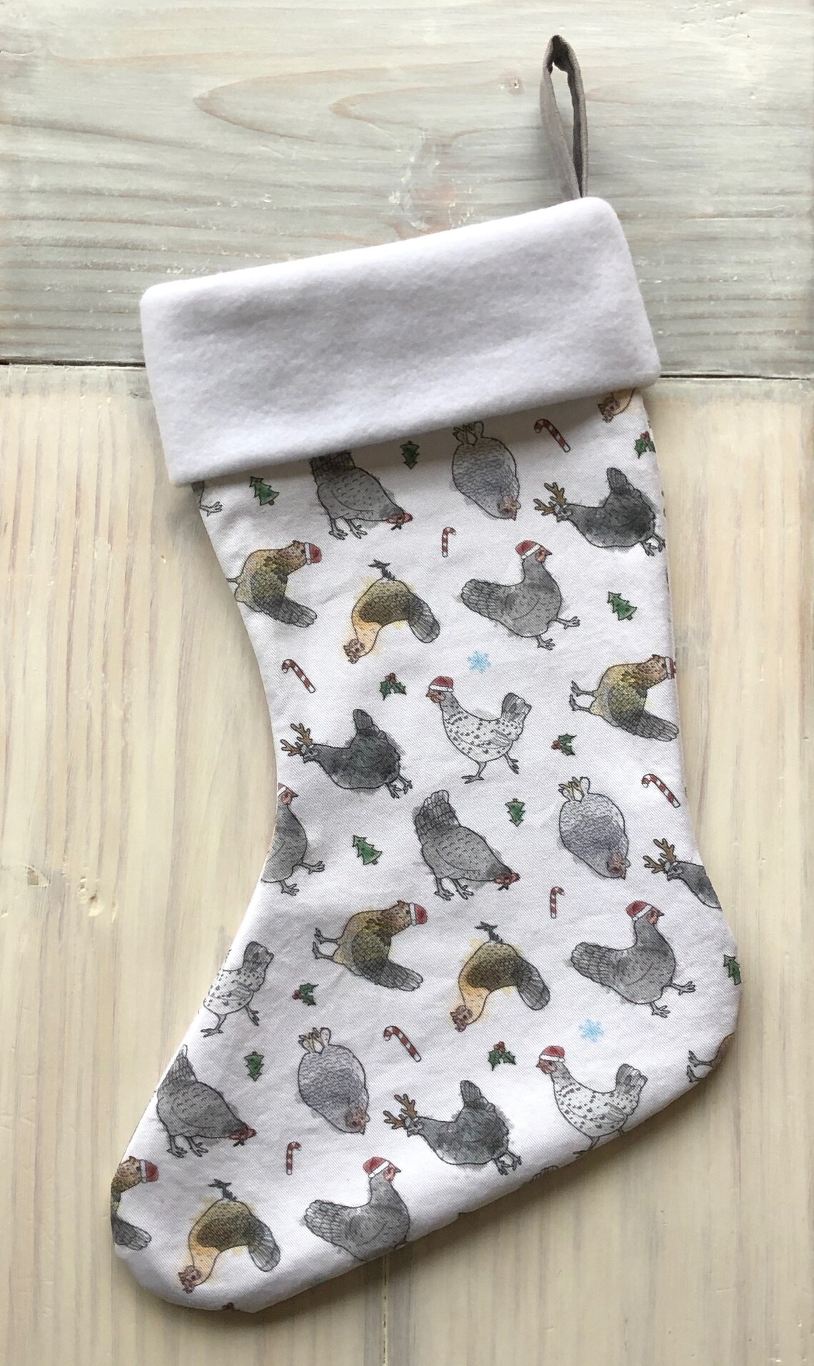 Stocking Christmas Chickens - Etsy