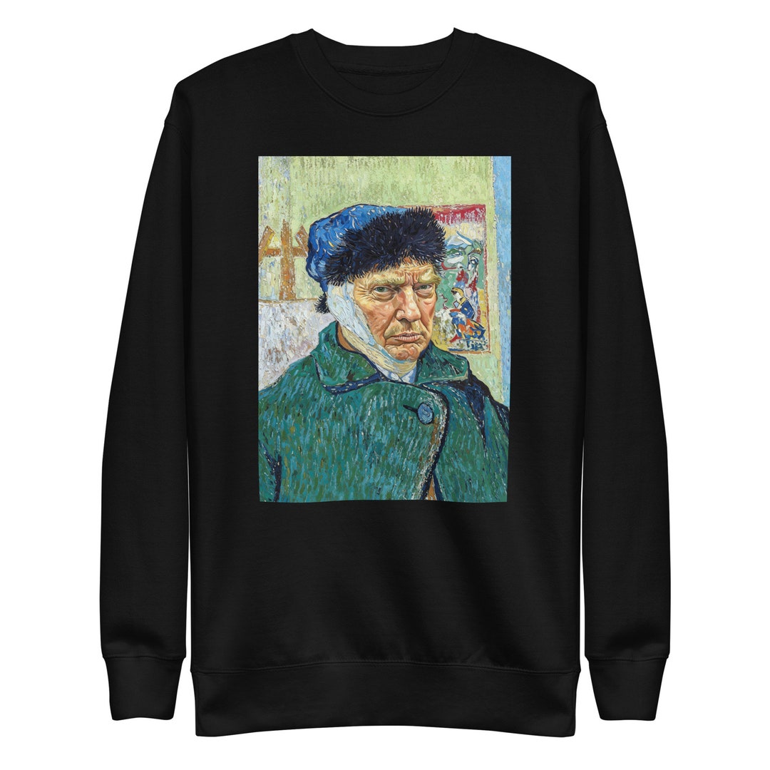 Donald Trump Shot in the Ear Vincent Van Gogh Collab Assassination ...