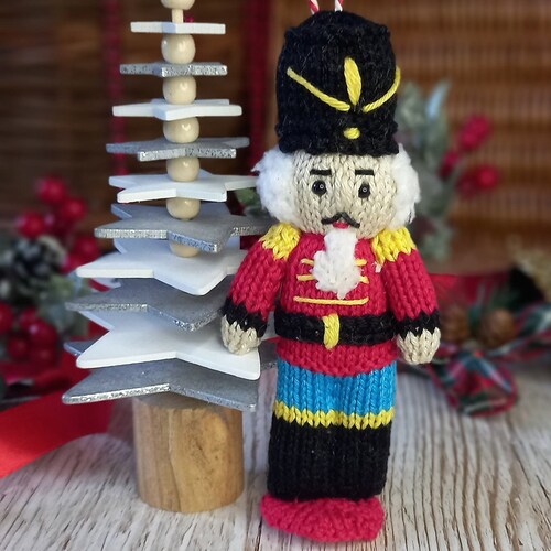 Toy Soldier Christmas Decoration Knitting Pattern Instant - Etsy
