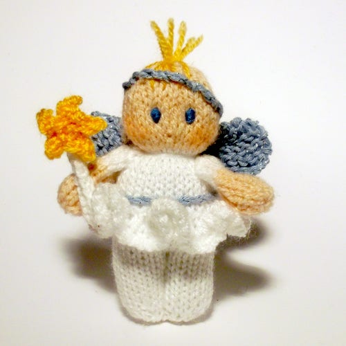 Christmas Fairy Doll Knitting Pattern Instant Download - Etsy UK