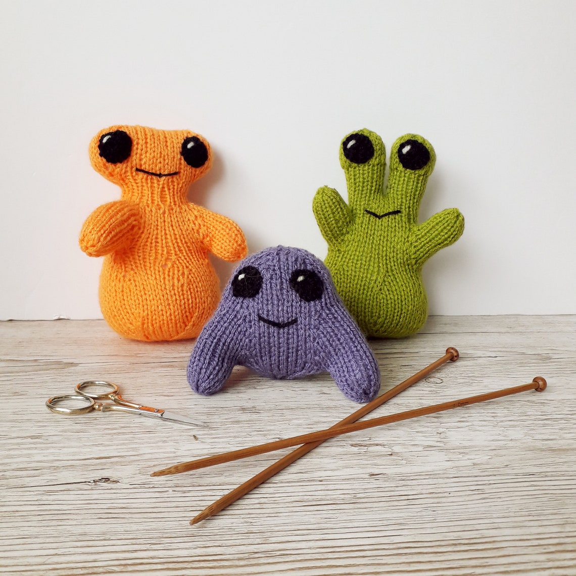 My Mini Monsters Knitting Pattern Instant Download - Etsy UK