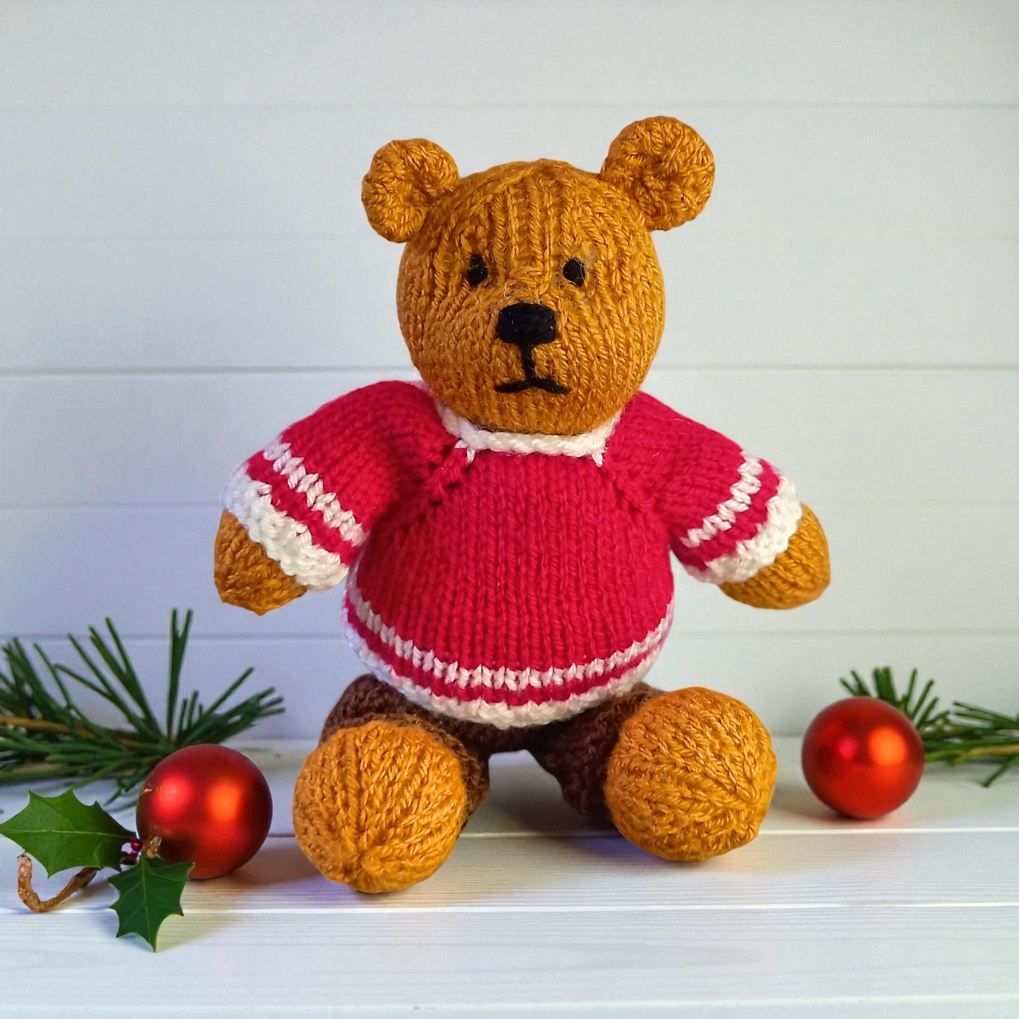 Christmas Bitsy Bears Knitting Pattern Instant Download - Etsy