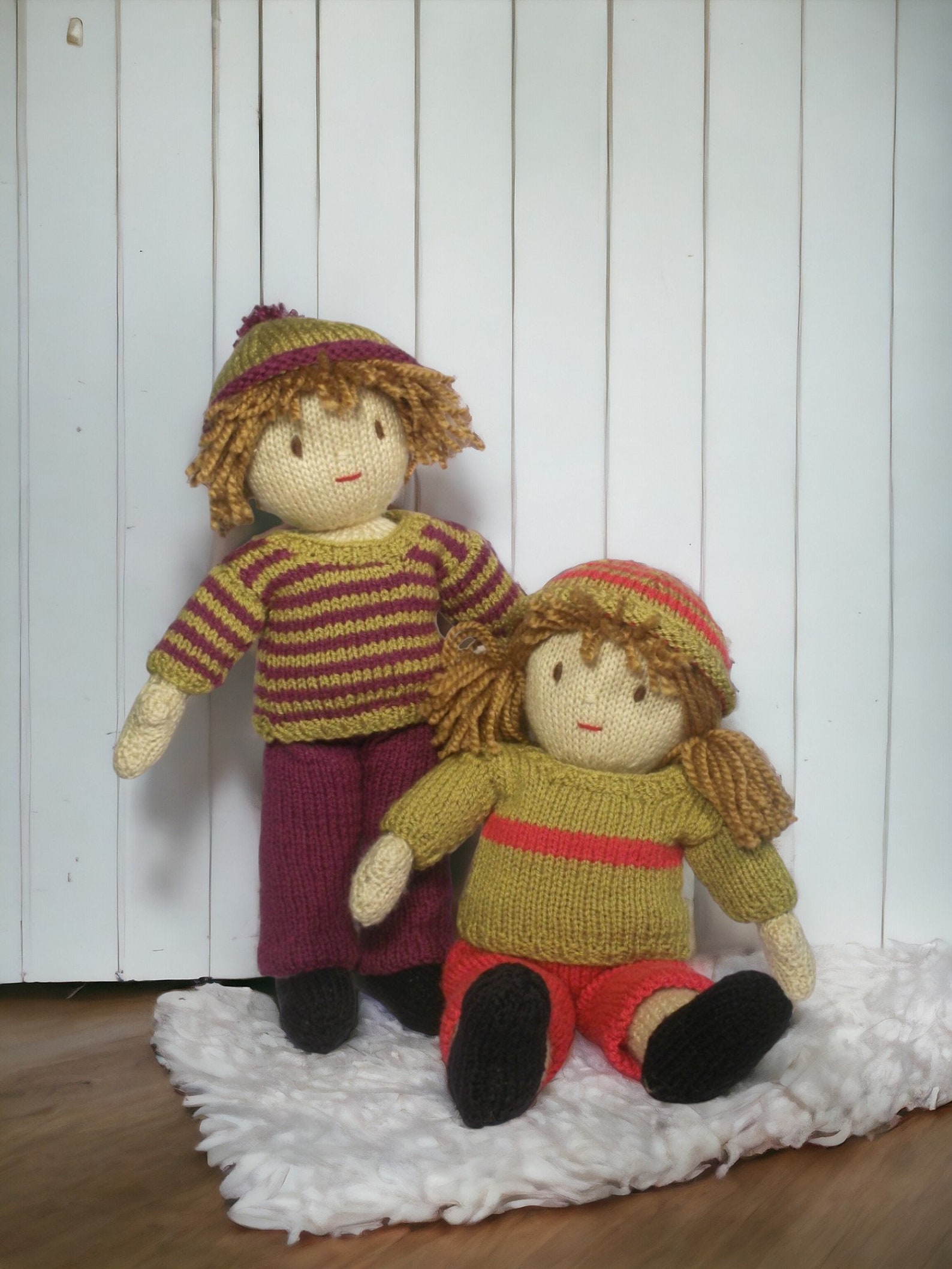 Jesse and Josie Doll Knitting Pattern Instant Download - Etsy