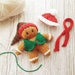 Christmas Gingerbread Men Printed Pattern - Etsy