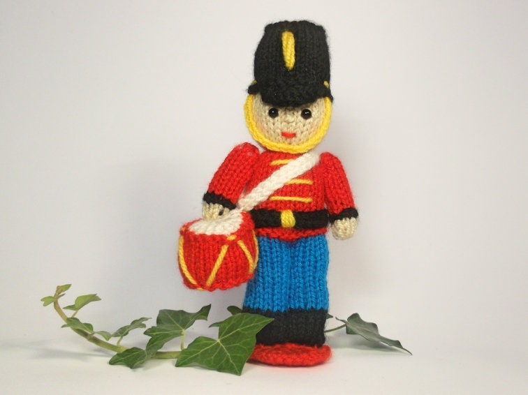 Toy Soldier Christmas Decoration Knitting Pattern | Etsy UK