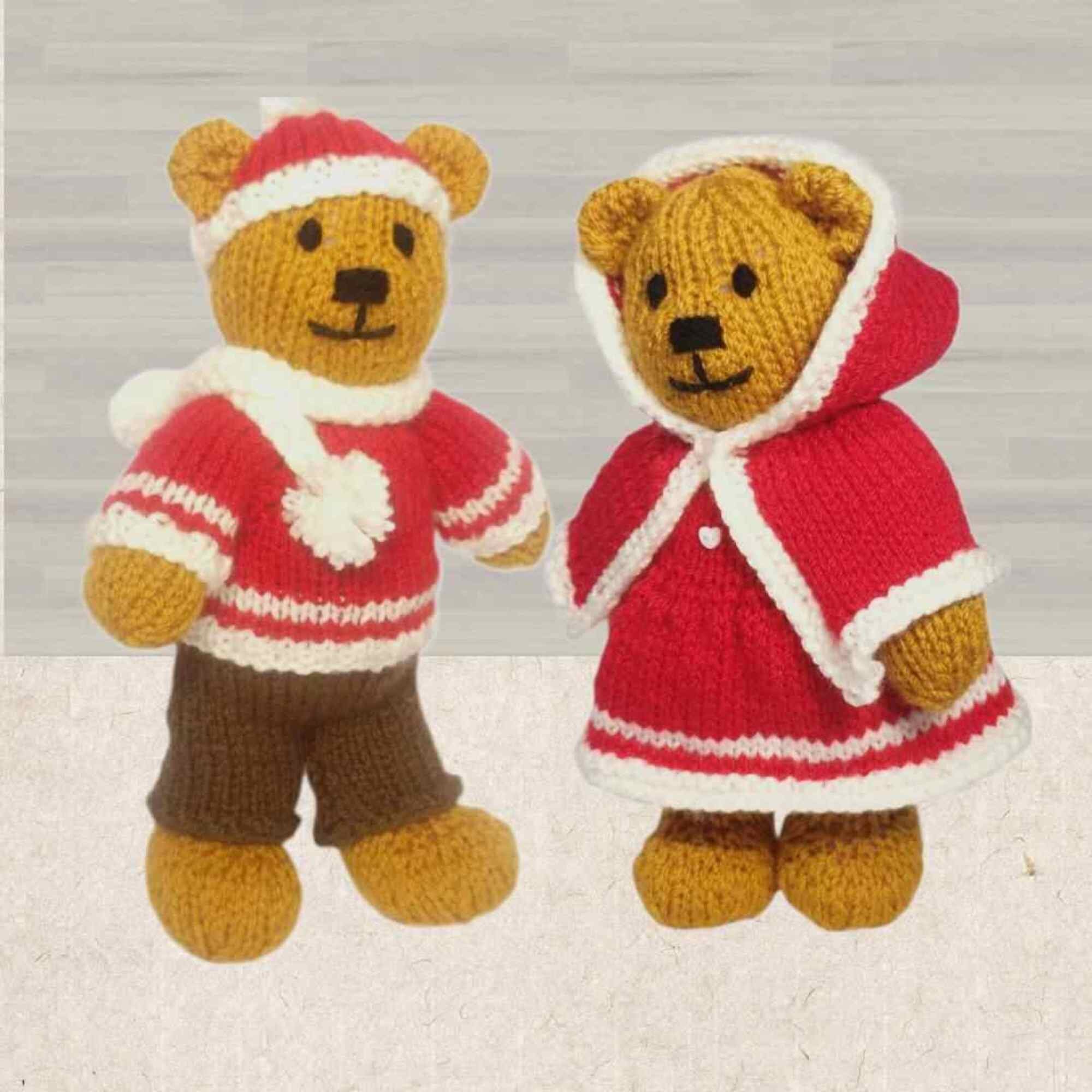 Christmas Bitsy Bears Knitting Pattern Instant Download - Etsy UK